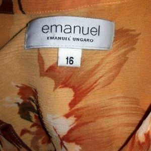 Emanuel Ungaro | Tops | Emanuel Ungaro 0 Silk Designer | Poshmark